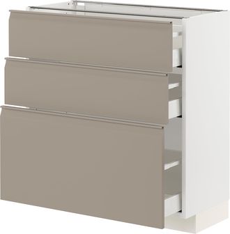 IKEA METOD / MAXIMERA Unterschrank mit 3 Schubladen