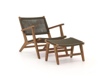 Bellagio la vita attrattiva Bellagio Elcito Gartensessel mit Hocker