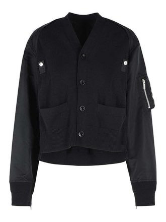 sacai Cardigan - Noir
