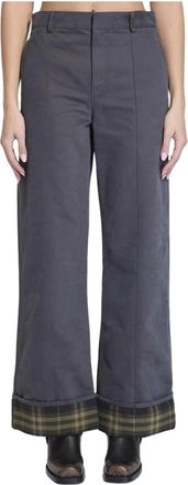 Burberry Damen, Hosen, Grau, 2XSGr&ouml;&szlig;e