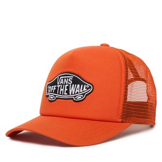 Vans Cap Vans Classic Patch Curved Bill Trucker VN00066X Orange