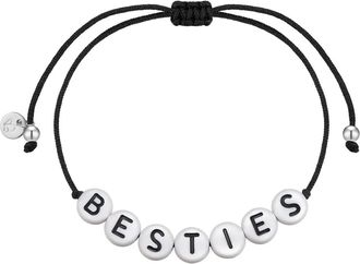 Glanzst&uuml;cke M&uuml;nchen Armband - Sterling Silber Armband BESTIES - Gr. ONESIZE - in Silber - f&uuml;r Damen