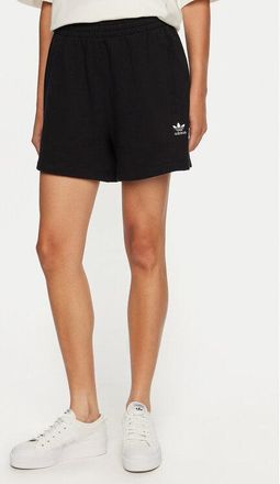 adidas Sportshorts Essentials French Terry IY7343 Schwarz Loose Fit