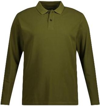 JP1880 Homme Piquee 1/1 Polo, Noir, 8XL EU