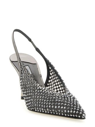 Le Silla Womens Gilda Slingback Heel Gray