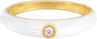 Glanzst&uuml;cke M&uuml;nchen Ring - Sterling Silber Ring Zirkonia - Gr. 48 - in Gold - f&uuml;r Damen