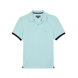 Vilebrequin Homme, Tops, Bleu, Taille: XL Polo en Piqu&eacute; de Coton Palatin