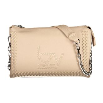 Byblos Femme, Sacs, Beige, Taille: ONE Size Sac &agrave; main beige en PU avec cha&icirc;ne amovible