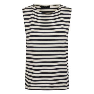 Max Mara &Auml;rmelloses Interlock-Jersey-Oberteil - - Tops - Damen - Mehrfarbig - XS