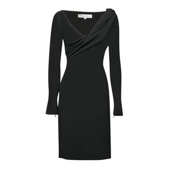 J.W.Anderson Schwarzes- kurzes Kleid mit langen &Auml;rmeln - - Dresses - Damen - Schwarzk - 2XS
