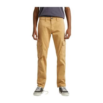 Pepe Jeans London Leather Hosen - - Trousers - Herren - Braun - W36 L32