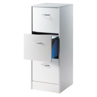Les Tendances Les Tendances - Classeur 3 tiroirs pour 75 dossiers suspendus - Panneaux m&eacute;lamin&eacute;s - Dimensions 41,4 x 108,4 x 44 cm - &Eacute;co-con&ccedil;u et fabriqu&eacute; en France