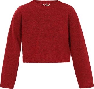 Mymo Pullover Frauen DUNKELROT