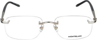 Montblanc Montblanc, Homme, Accessoires, Jaune, Taille: 58 MM Lunettes Or Transparentes Mb0071O Style
