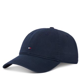 Tommy Hilfiger Cap Tommy Hilfiger Th Flag Soft 6 Panel Cap AM0AM14099 Dunkelblau