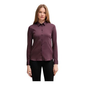 Mos Mosh MOS Mosh - Tina Jersey Shirt - Femme - Blouses et Chemises - Violet - Taille: 36 FR