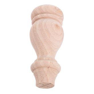 Soimiss Runde Franz&ouml;sische M&ouml;belbeine aus Holz Unbehandelte Sofaf&uuml;&szlig;e und Couchtisch-Beine Dekorative Ersatzm&ouml;belf&uuml;&szlig;e f&uuml;r Kommoden Hocker und Wohnzimmerm&ouml;bel