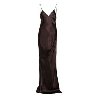 VETEMENTS Reworked Evening Slip Dress - - Dresses - Damen - Braun - S