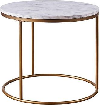 Teamson Home Furniture Couchtisch Kaffeetisch Wohnzimmertisch Beistelltisch Versanora Marmo VNF-00076