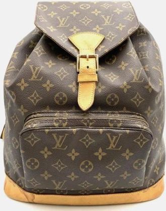 Louis Vuitton unisex, Pre-owned, Brun, Taille: ONE Size Sac &agrave; dos en toile Pre-owned