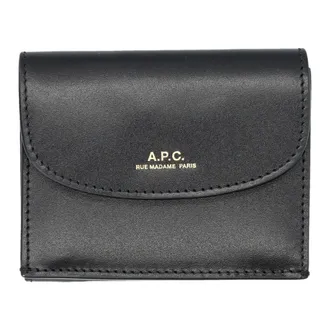 A.P.C. A.p.c., Femme, Accessoires, Noir, Taille: ONE Size Portefeuille Trifold Geneve