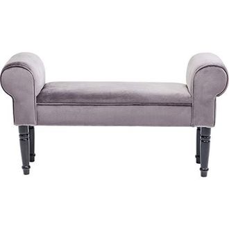 Kare Design Design Banquette Wing, Gris, Élégant, Banc, Banquettes Rembourrées, Style Vintage, Meuble, Deco Intérieur, Décoration Chambre, Salon, Couloir, Entree,