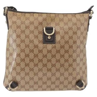 Gucci Pre-owned Sac bandouli&egrave;re en cuir - Femme - Pre-owned - Beige - Taille: ONE Size