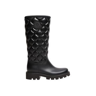 Moncler Moncler Bottes De Pluie Montantes Kickstream, Femme, Noir, Taille: 36