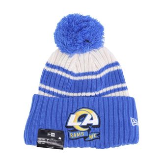 New Era Los Angeles Rams Pom Pom M&uuml;tze - - Accessories - Herren - Blau - ONE SIZE