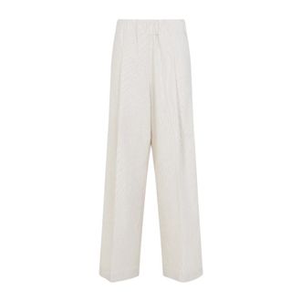 Dries Van Noten Femme, Pantalons, Blanc, Taille: 40 FR Pila Pants