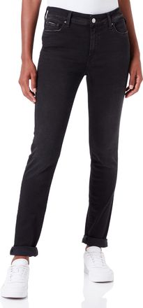 Replay Damen Jeans Luzien Skinny-Fit Hyperflex Cloud mit Stretch, Black 098 (Schwarz), 26W/28L