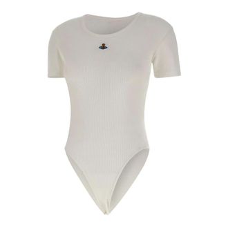 Vivienne Westwood Cap Sleeve Bodysuit - - Tops - Damen - Wei&szlig; - S