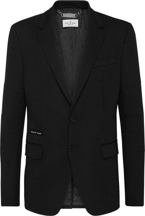 Philipp Plein Homme, Vestes, Noir, Taille: L Blazer Gigol&ograve; Fit LS