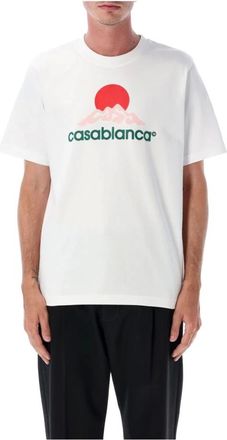 Casablanca Homme, Tops, Blanc, Taille: S T-Chemises