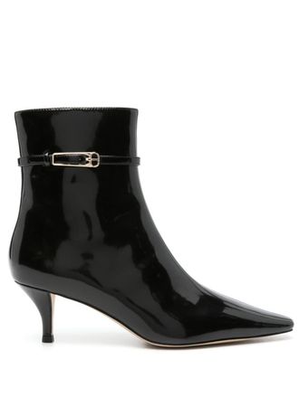 Twin-Set Stiefeletten mit Schnallen - Schwarz