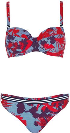 Sunflair Basic - Bikini-Set (38E Nachtblau/Rot)