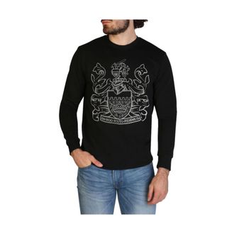 Aquascutum Homme, Sweatshirts et sweats &agrave; capuche, Noir, Taille: M Printemps/&Eacute;t&eacute; SweaT-shirt Homme Rouge Col Rond