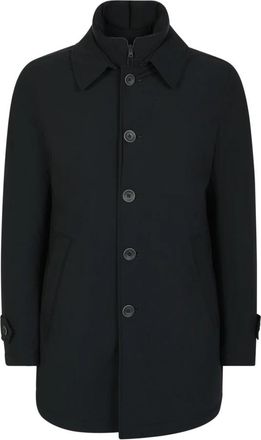 Herno Blauer Dreiviertelmantel - - Coats - Herren - Blau - S