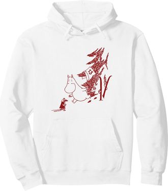 Moomin Red Moomintroll Apres Ski Wintersportspiele Pullover Hoodie
