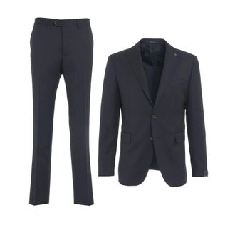 Tagliatore Einreihiger Anzug - - Suits - Herren - Schwarzk - XL
