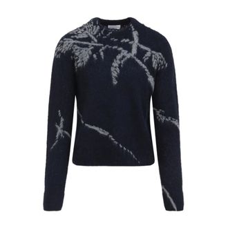 Dries Van Noten Mouche Pullover - - Knitwear - Herren - Blau - XL