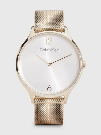 Calvin Klein Armbanduhr Mit Mesh-riemen Und Minimalistischem Zifferblatt - Gold - Damen - Einheitsgr&ouml;&szlig;e