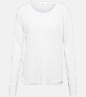 Isabel Marant Top Zeline en lin