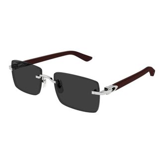 Cartier Ct0579S 006 Sonnenbrille - - Accessories - Herren - Grau - 57 MM