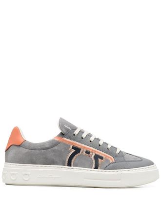 Ferragamo baskets en daim - Gris