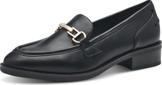 Tamaris Damen Slipper Vegan; Black MATT/schwarz; 37 EU