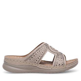 Clara Barson Pantoletten Clara Barson WYL05010-30 Beige