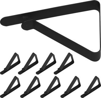 NUOBESTY Edelstahl Tischdeckenklammern 10 St&uuml;ck Windfeste Universelle Metall Clips f&uuml;r Terrassen und Campingtische Tragbare Tischdeckenhalter f&uuml;r Picknick und 