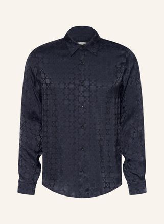 Sandro Sandro Satinhemd Extra Slim Fit blau