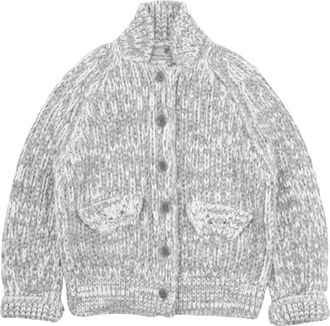 Ermanno Scervino Femme, Pulls, Gris, Taille: 38 FR Cardigans